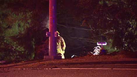 Man killed in one-car crash on Bel-Red Road | king5.com