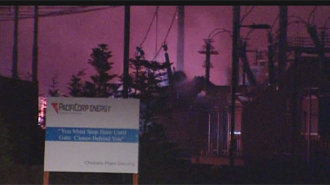 Transformer explosion at Chehalis power plant | king5.com