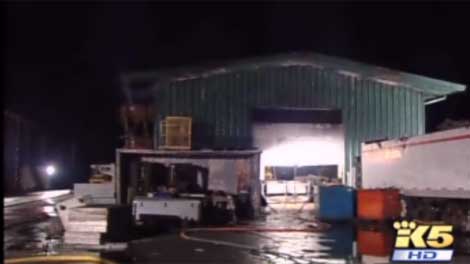 Fire torches Gold Bar warehouse | king5.com