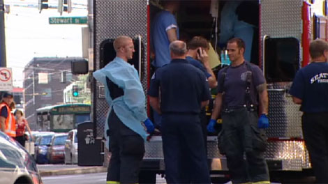 Tourist stabbed in downtown Seattle; suspect arrested | king5.com