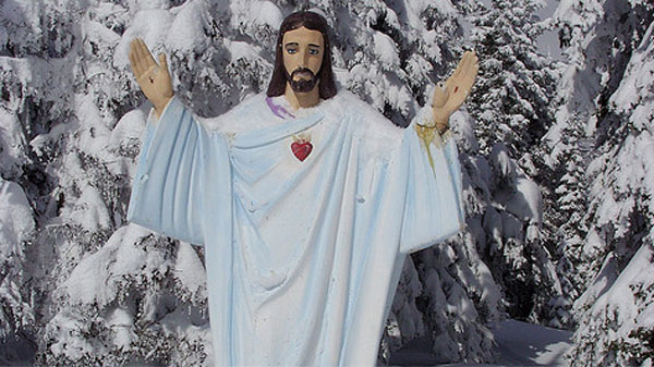 Jesus statue on Montana mountain stirs church and state debate | king5.com