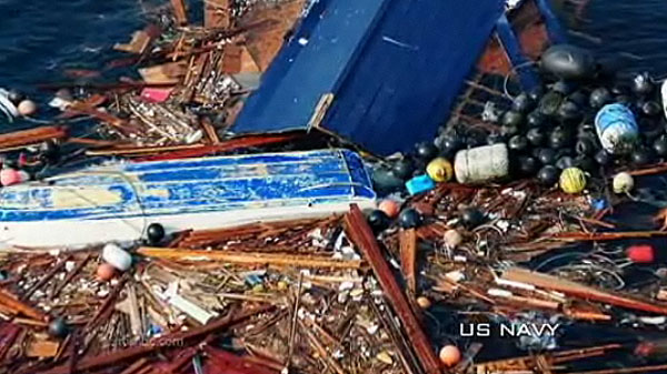 Pacific Debris From Japan First Japanese Tsunami Debris Washes Up On