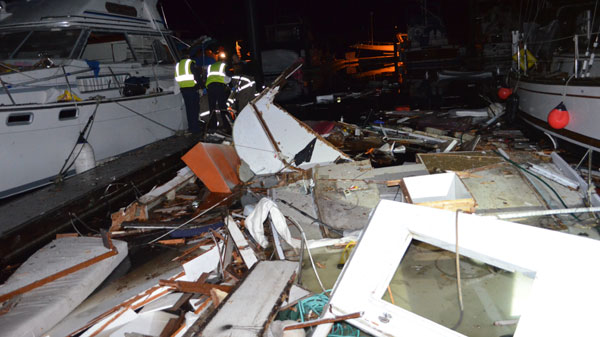 40-foot boat explodes in Sequim; man seriously injured | king5.com