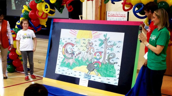 Bellevue third-grader a finalist in Google doodle contest | king5.com