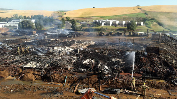 Estimated $13M loss in Pullman apartment fire | king5.com