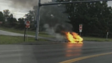 Tesla fire shows electrics face safety challenges | king5.com