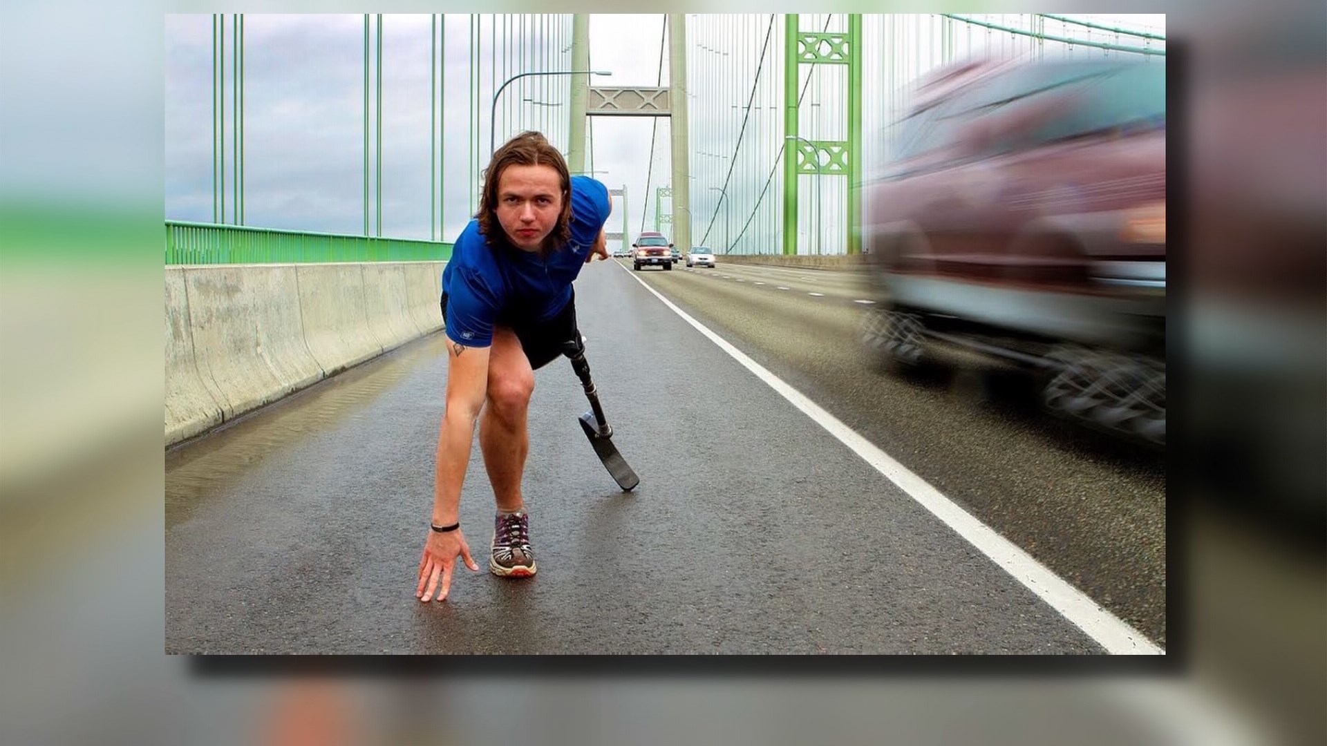 Wounded soldier running New York City marathon | king5.com