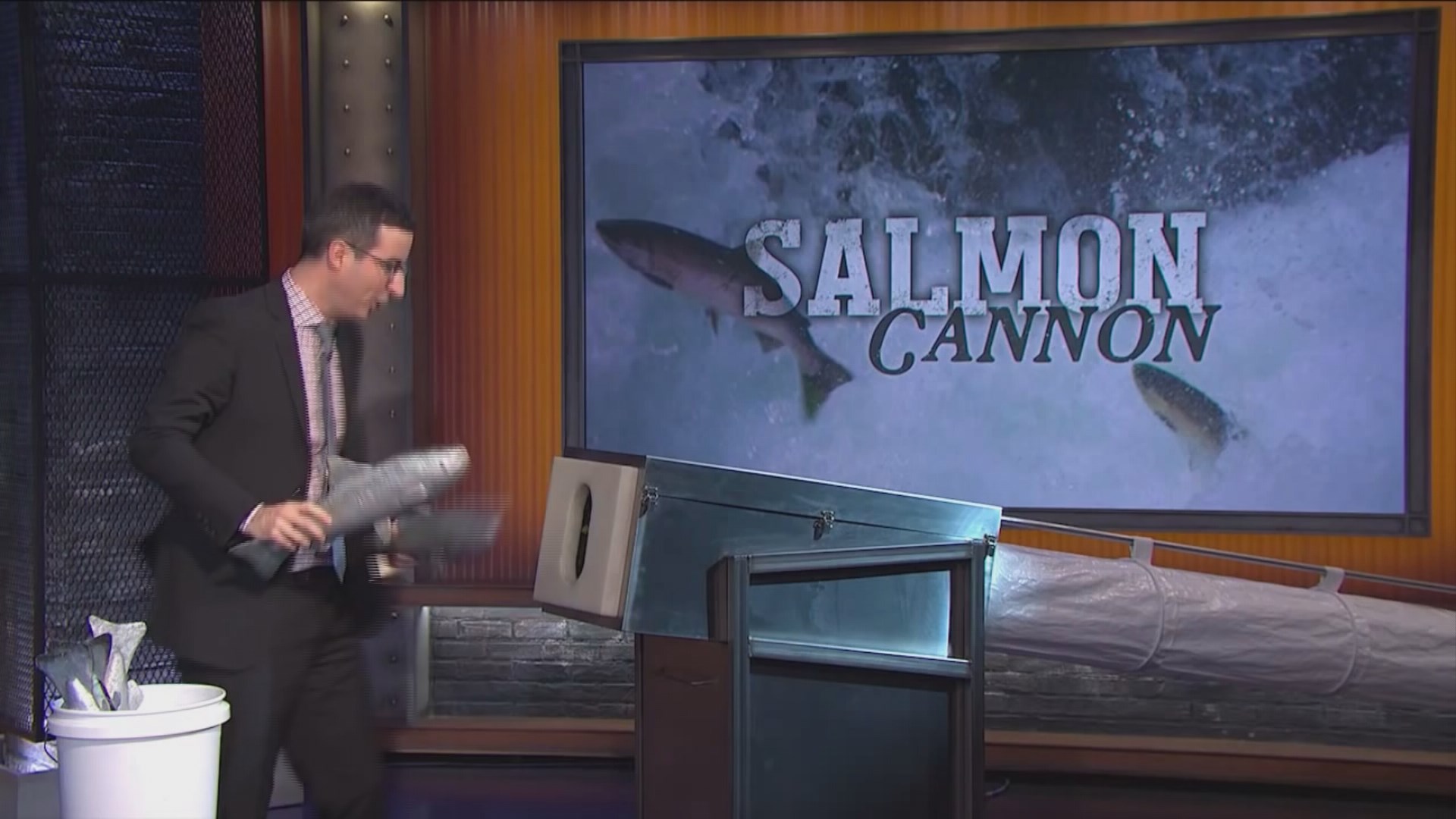 Local Salmon Cannon Inventors get nationwide publicity | king5.com