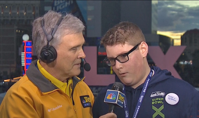 7th grader Dan Duncan shares his Super Bowl predictions | king5.com