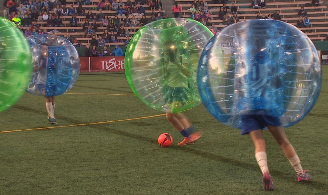 Get your kicks with Bubble Soccer | king5.com
