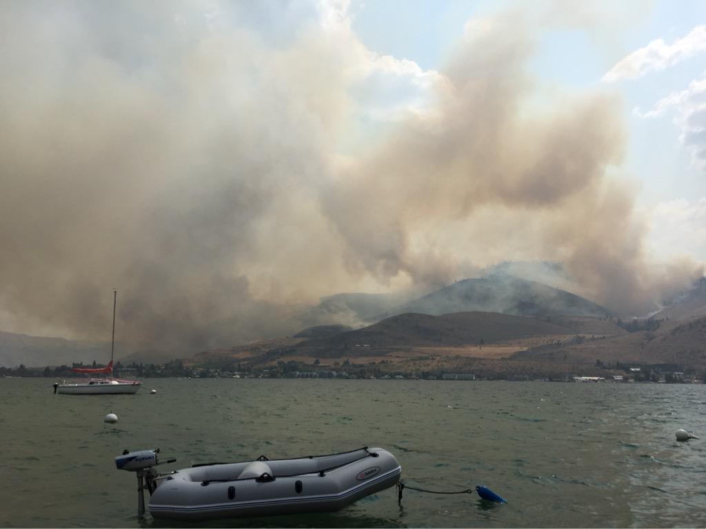 50 homes lost in Chelan wildfires | king5.com