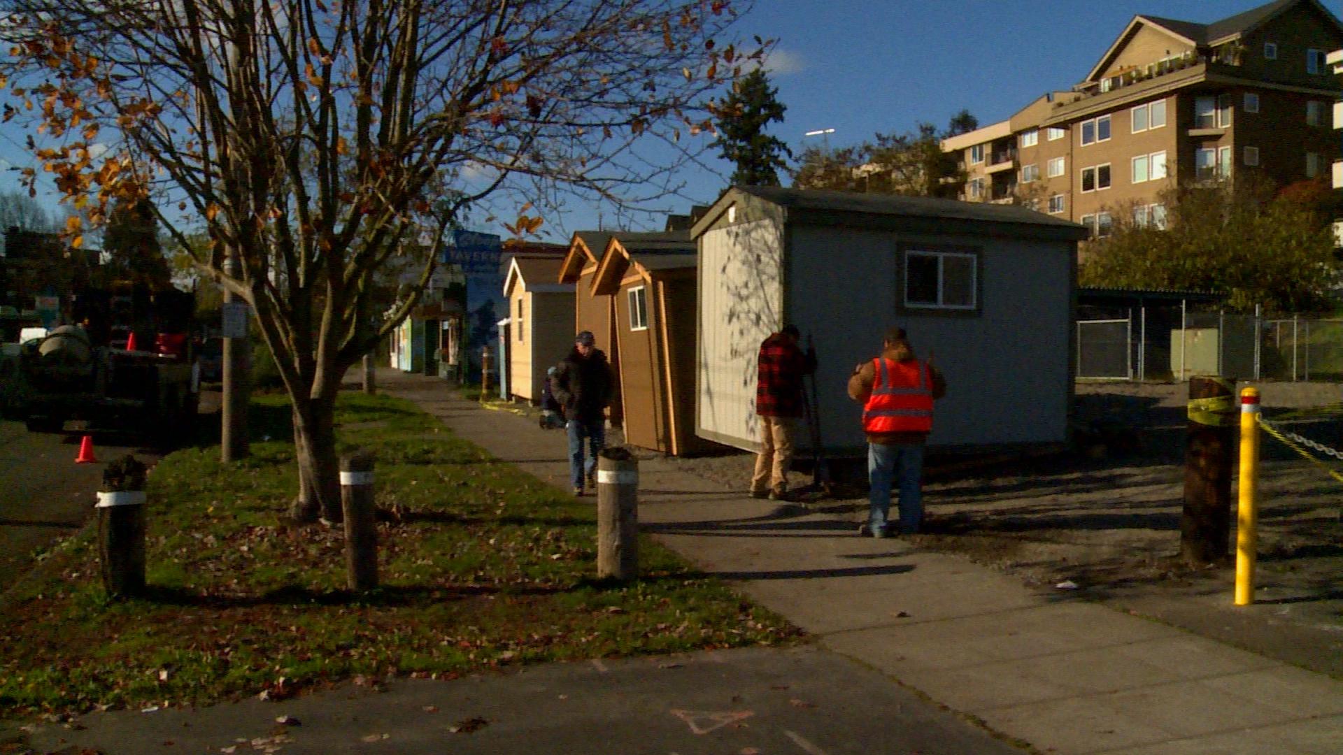 Seattle's first city-sanctioned homeless camps open | king5.com