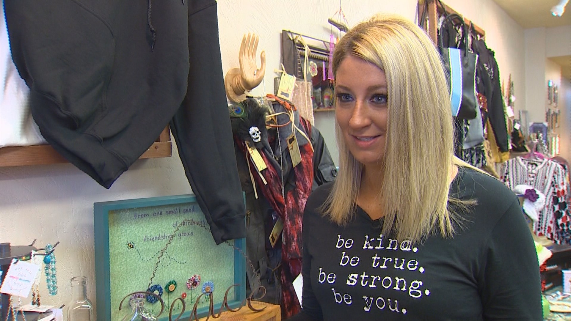 Epilepsy patient hopes to raise awareness with clothing line | king5.com