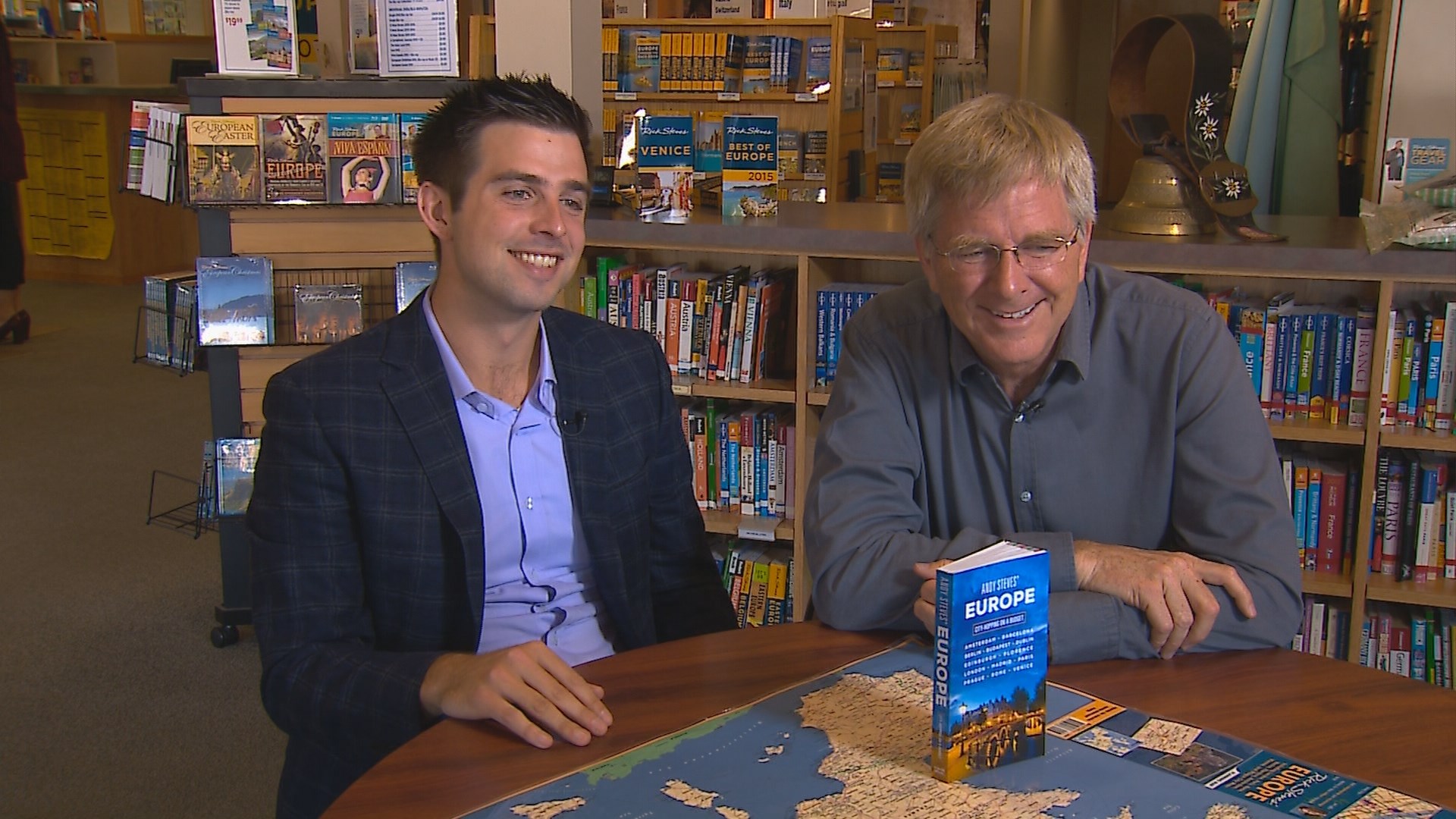 Rick Steves' son Andy releases first travel book | king5.com