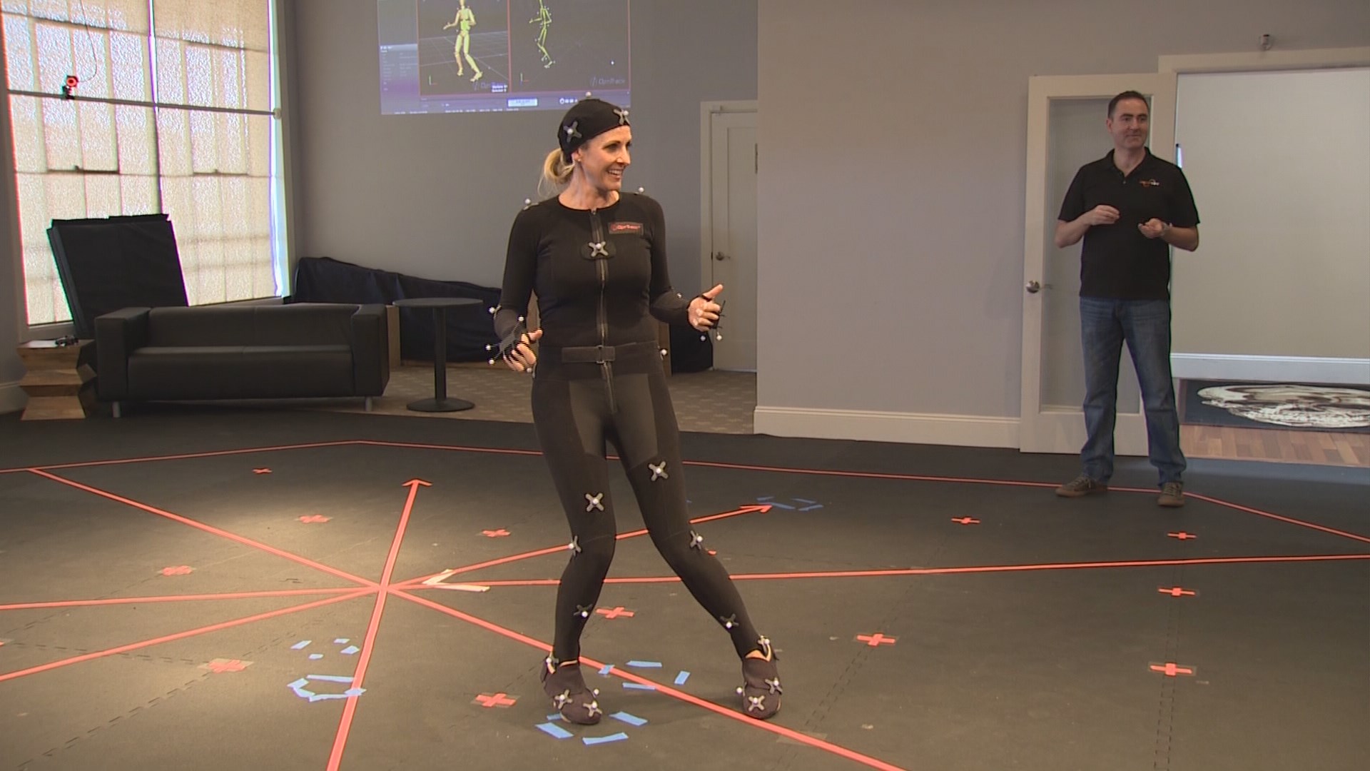 Kim gets animated by Seattle's first Motion Capture studio | king5.com