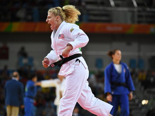 Kayla Harrison makes judo history with another gold | wfaa.com