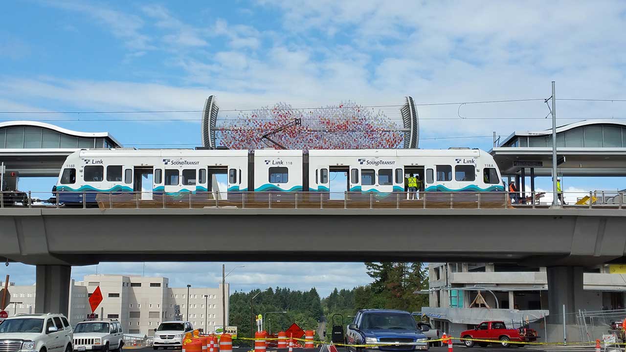 Angle Lake light rail station opens Sept. 24 | king5.com