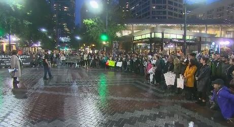 Black Lives Matter protesters march through downtown Seattle | king5.com
