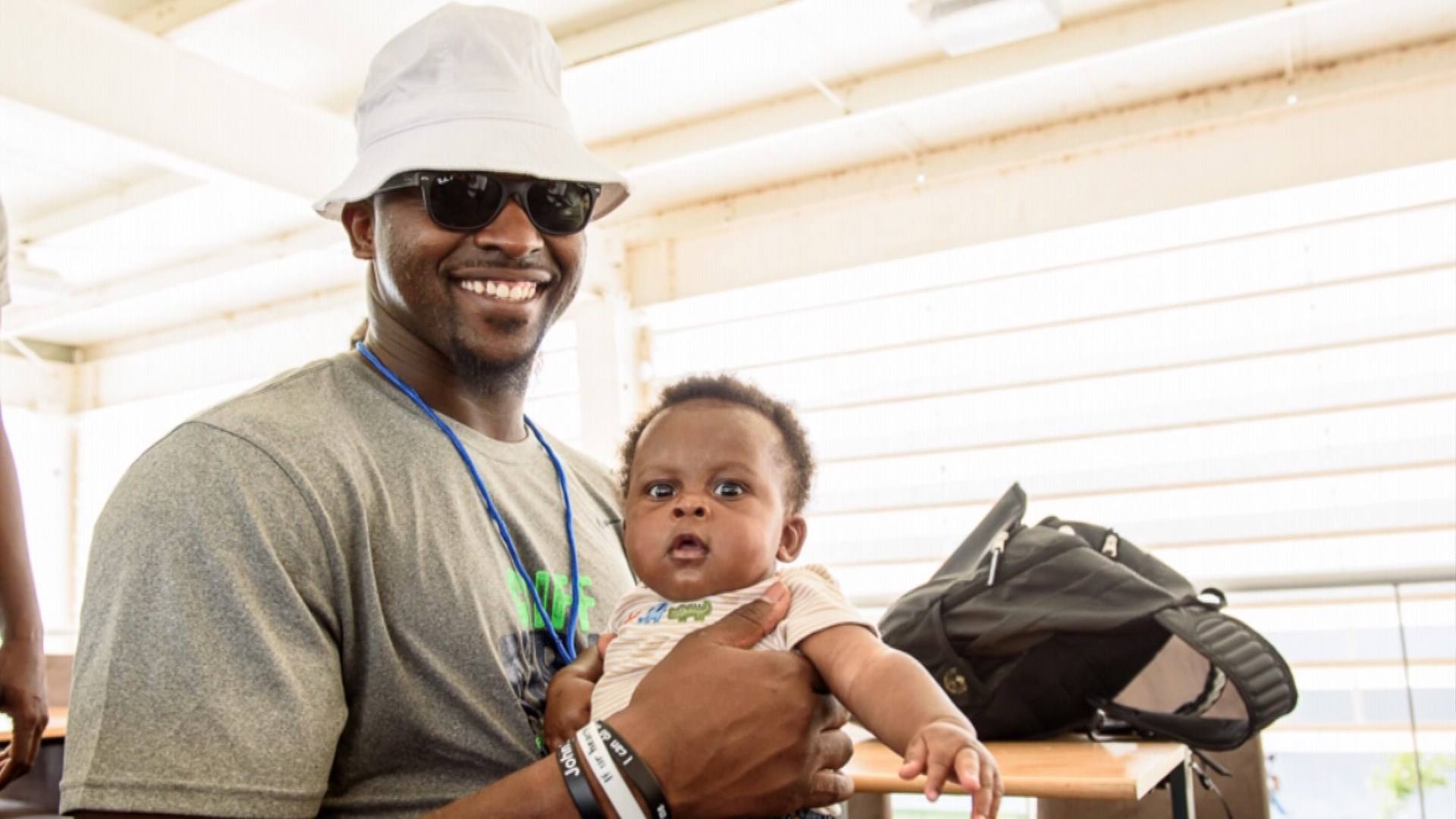 Seahawks' Cliff Avril Makes a Big Impact on Haiti | king5.com