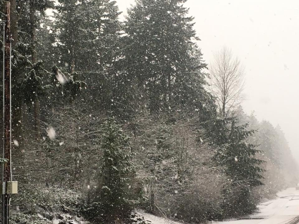 Spotty snow showers Friday morning | king5.com