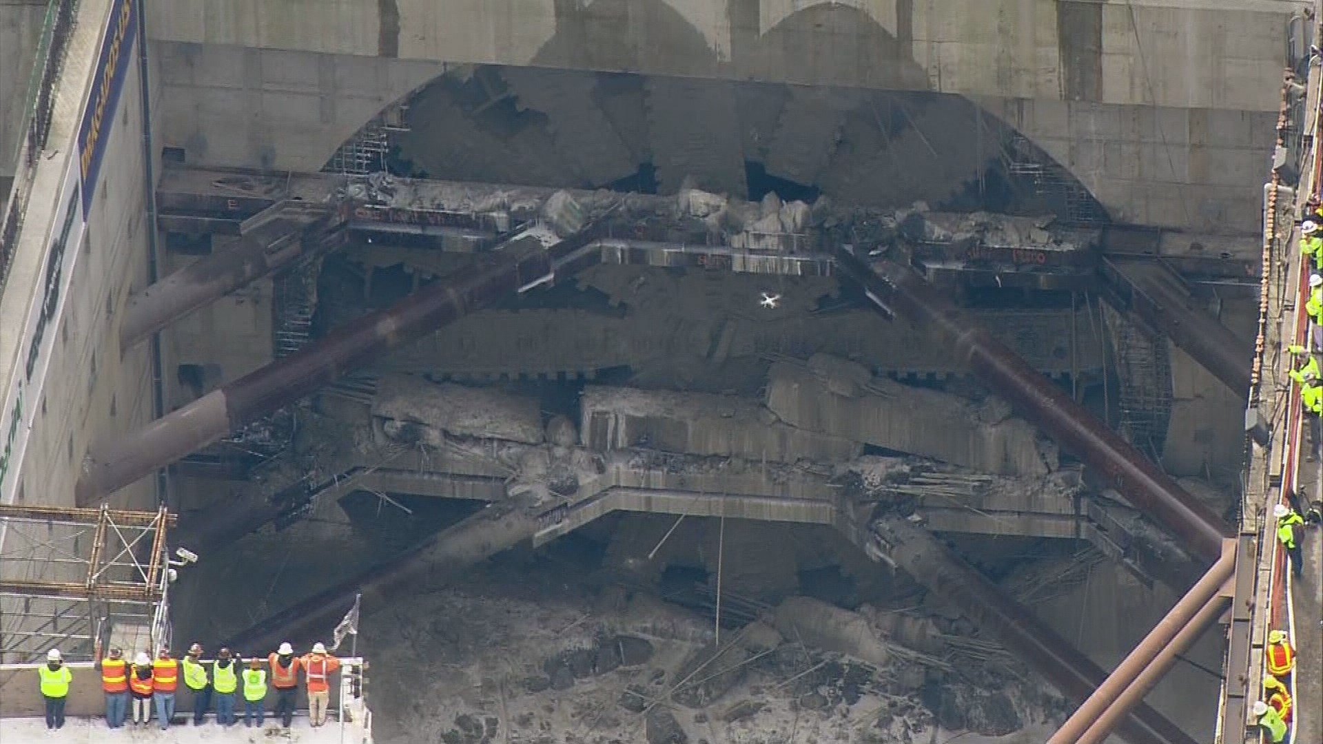 Seattle's tunnel machine Bertha breaks through | 9news.com