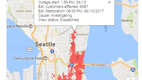 Power out to 1,400 in Seattle | king5.com