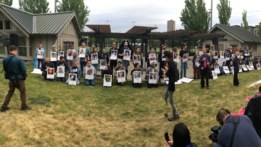 Hundreds gather in Seattle's Capitol Hill neighborhood to honor Pulse ...