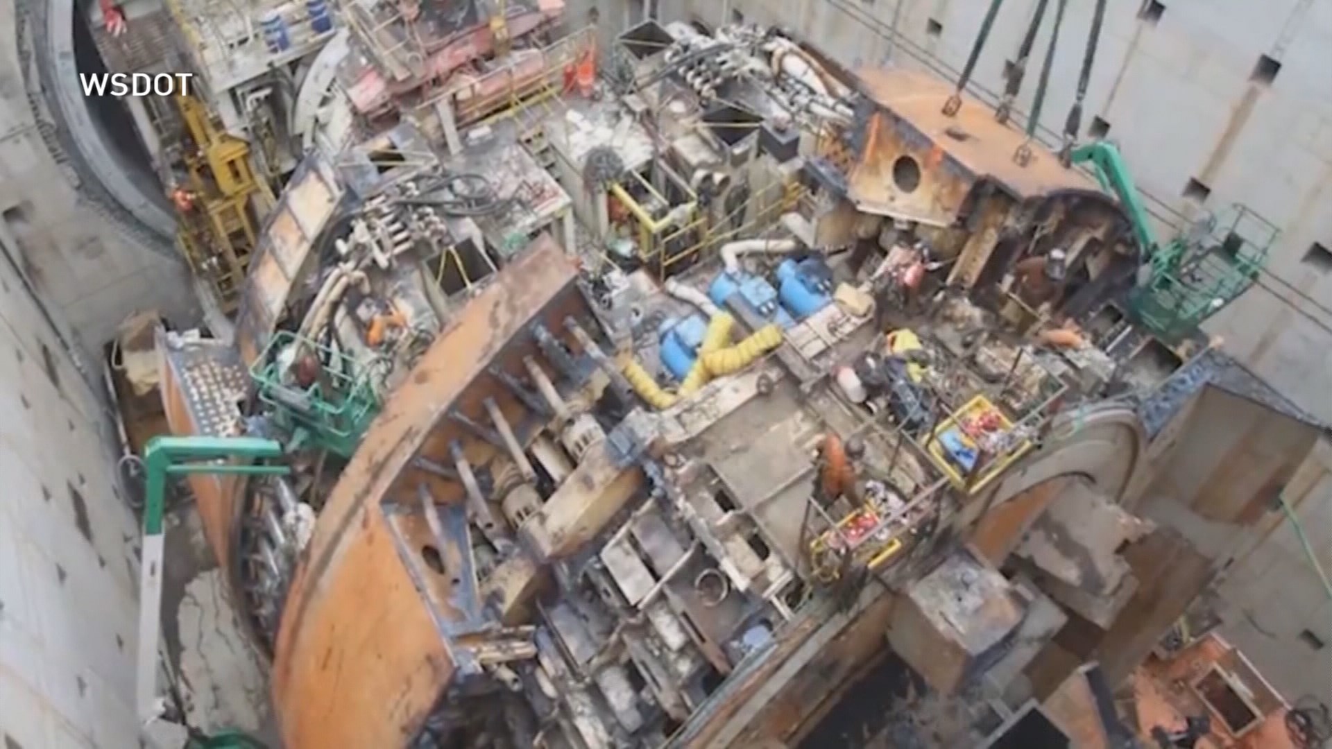 WATCH: Seattle tunnel machine Bertha disassembly completed | krem.com