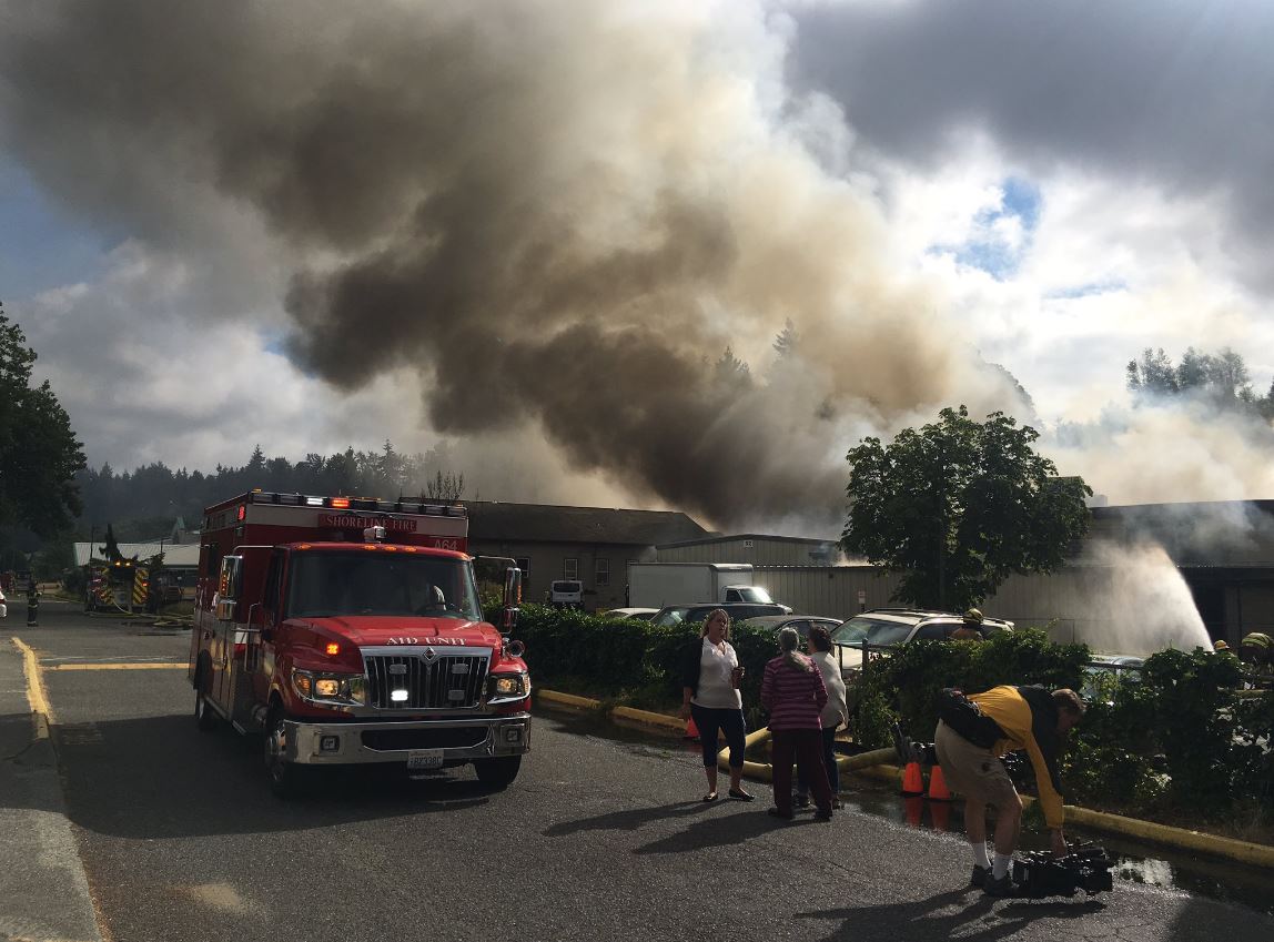 Shoreline fire at Fircrest School | king5.com