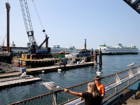 Work begins on passenger-only ferry dock in Seattle | king5.com