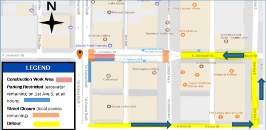 Seattle City Light project to cause traffic issues in Pioneer Square ...