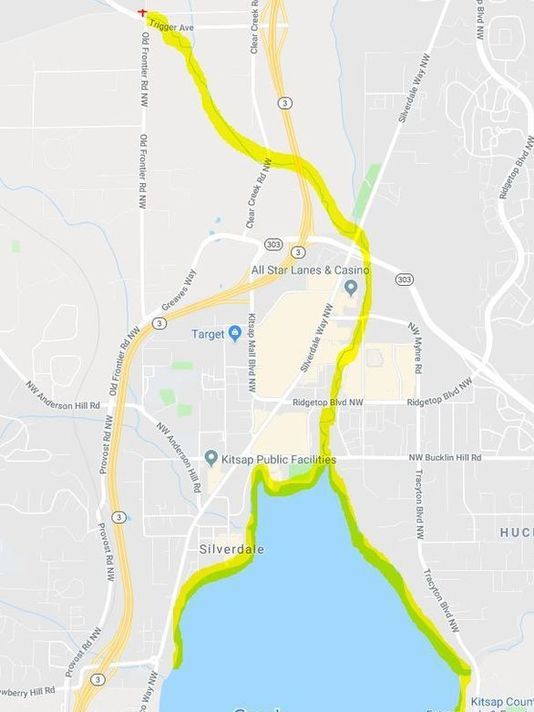 Bangor sewage spill affects Clear Creek, Dyes Inlet | king5.com