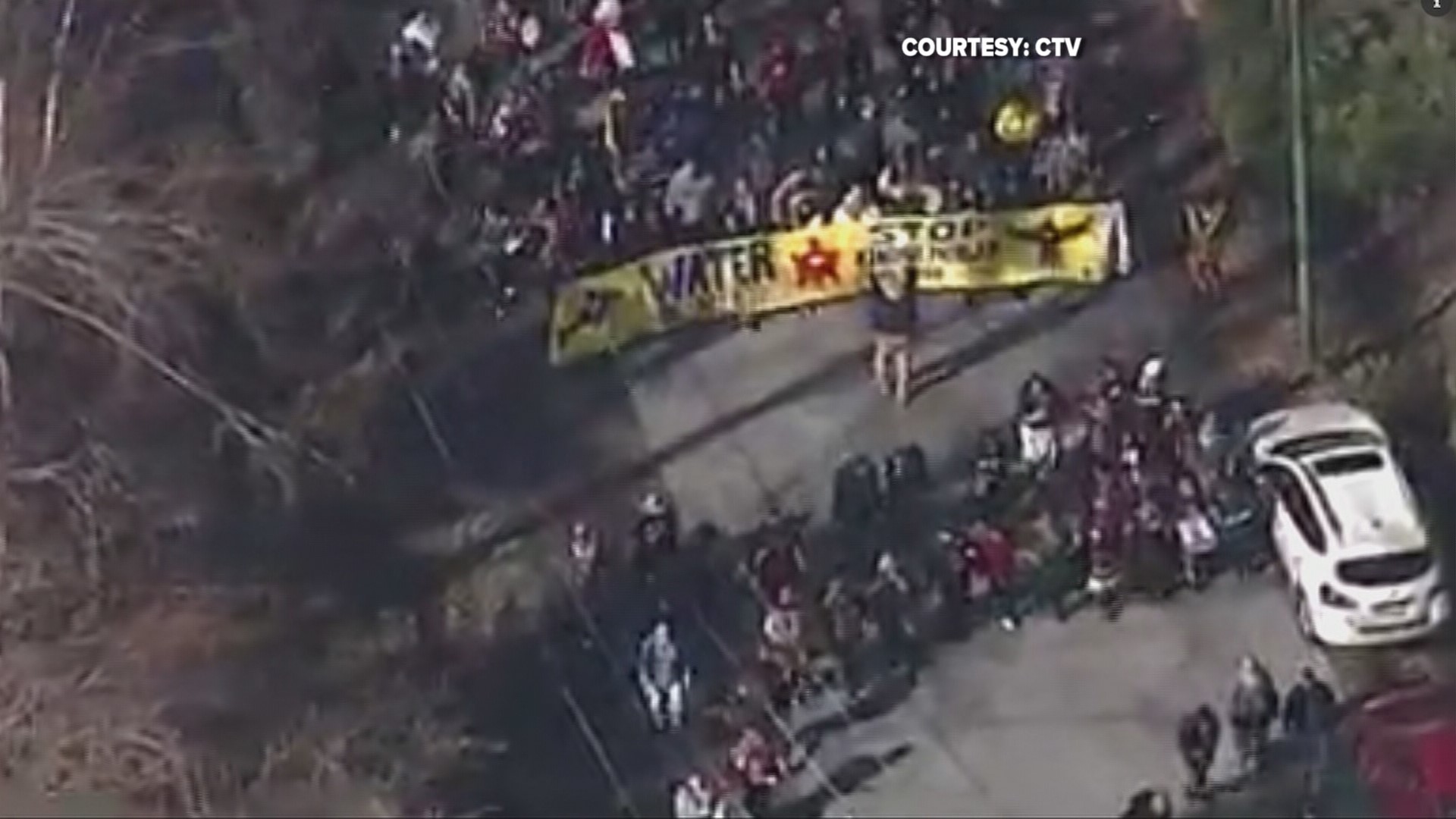 Thousands march to protest Canada pipeline expansion project | wltx.com